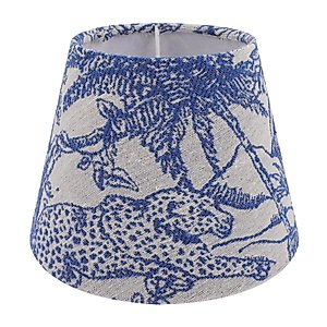 Beaupretty Lamp Shades Clip on Lamp Shade Small Lamp Shade Embroidery Fabric Lamp Cover Tabletop Drum Lampshade for Floor Table Lamp Blue Floor Lamp Shade Replacement Small Lamp Shades
