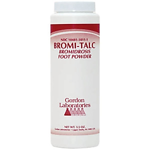 Bromi Talc Foot Powder 3.5 oz (Pack of 2)