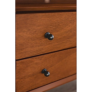 Alpine Furniture Flynn Nightstand, Acorn, 28 x 15 x 26
