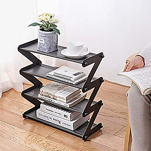 DINGZZ Shoe Rack, Metal DIY Shoe Rack,Shoe Rack Metal Multi-Tier Creative Shape Multi-Purpose Shoe Rack