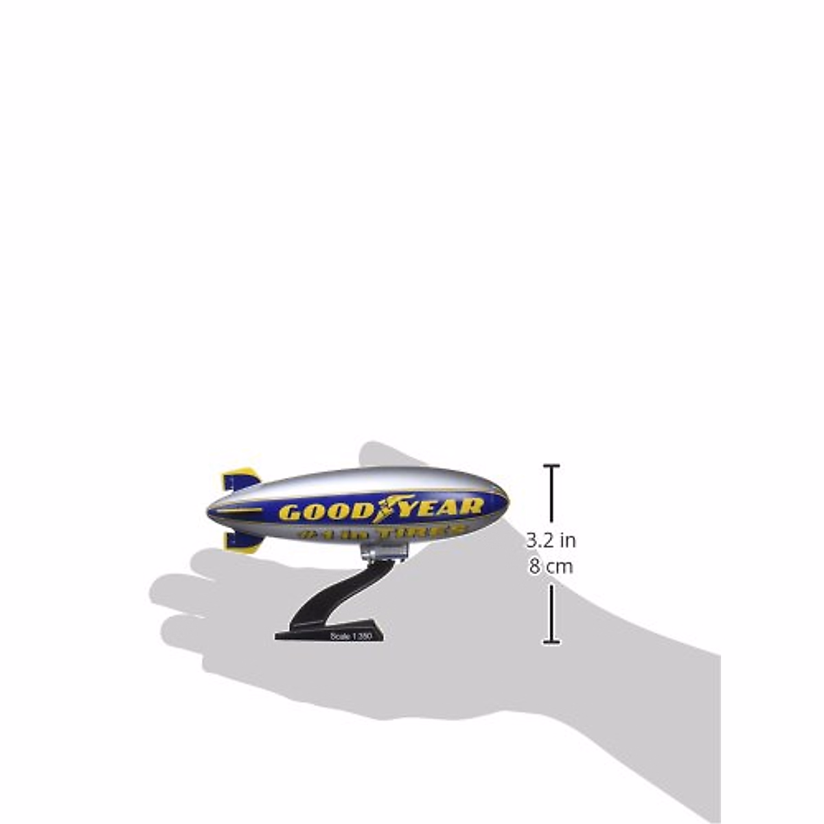 Daron Worldwide Trading Postage Stamp PS5411-1 Goodyear Blimp 1:350 Scale Diecast Model