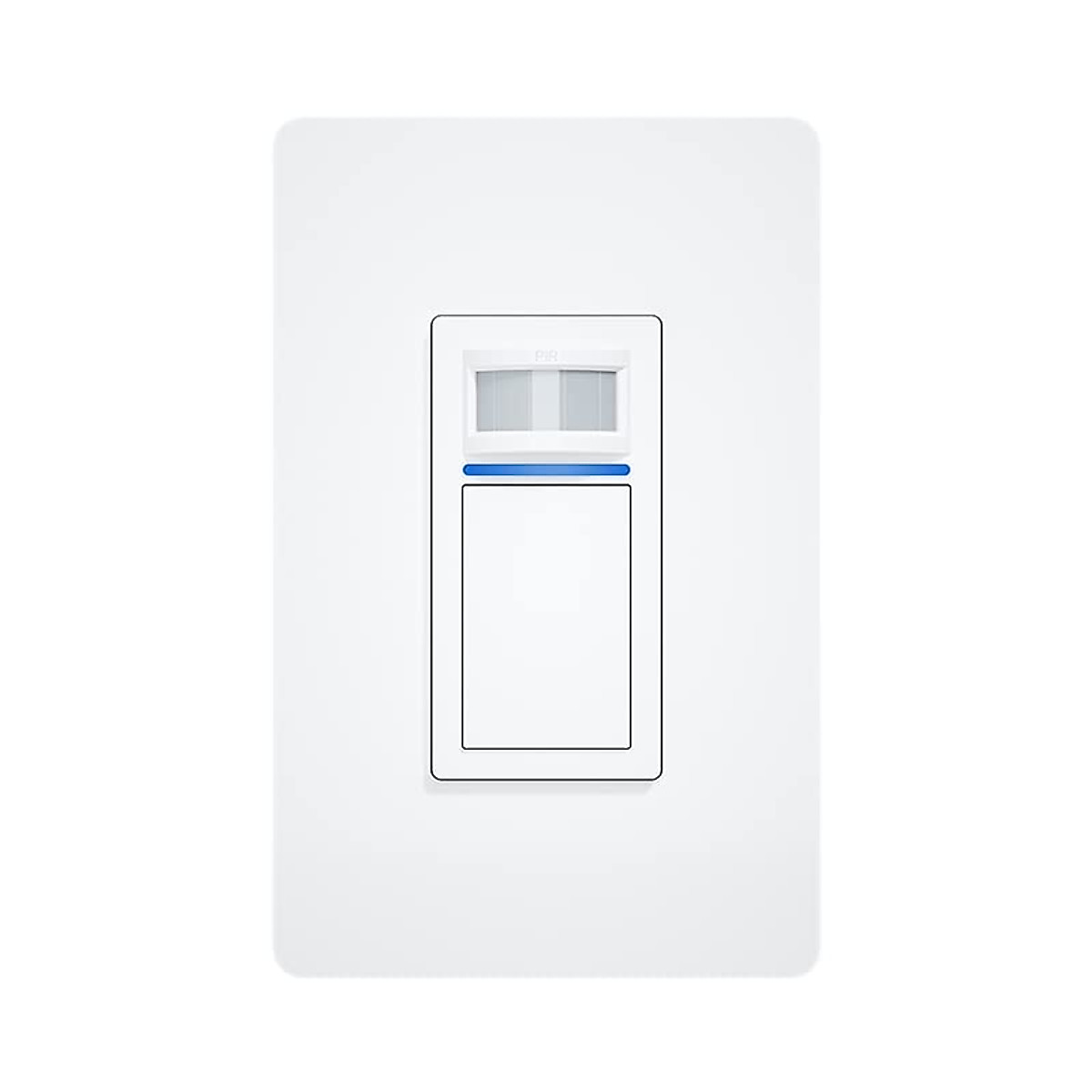 Smart Motion Sensor Light Switch, Milfra PIR Occupancy Sensor Switch Single Pole 2.4GHz Wi-Fi Light Switch Compatible with Alexa and Google Assistant (1)