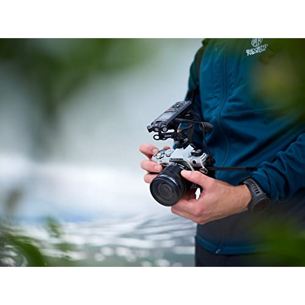 OM System OM-5 Silver Micro Four Thirds System Camera Outdoor Camera Weather Sealed Design 5-Axis Image Stabilization 50MP Handheld High Res Shot