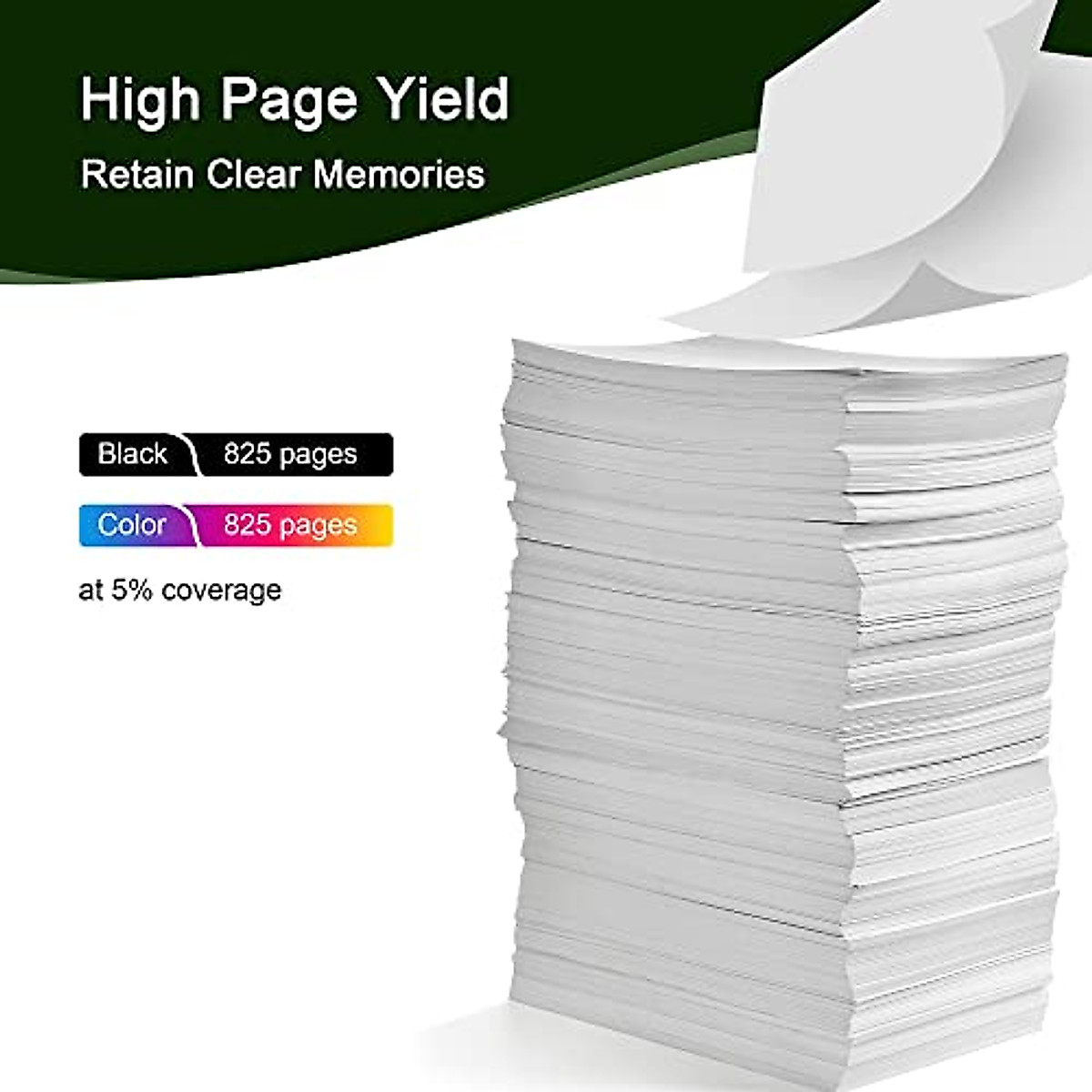 902XL Ink Cartridges Combo Pack Replacement for HP 902XL 902 XL Ink Used in OfficeJet Pro 6978 6968 6958 6962 6970 6954 6960 6950 6979 Printer (902XL Ink Cartridges, Black Cyan Magenta Yellow)