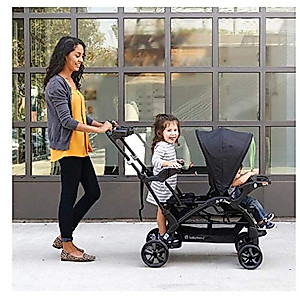 Baby Trend Sit and Stand Double Stroller, Onyx