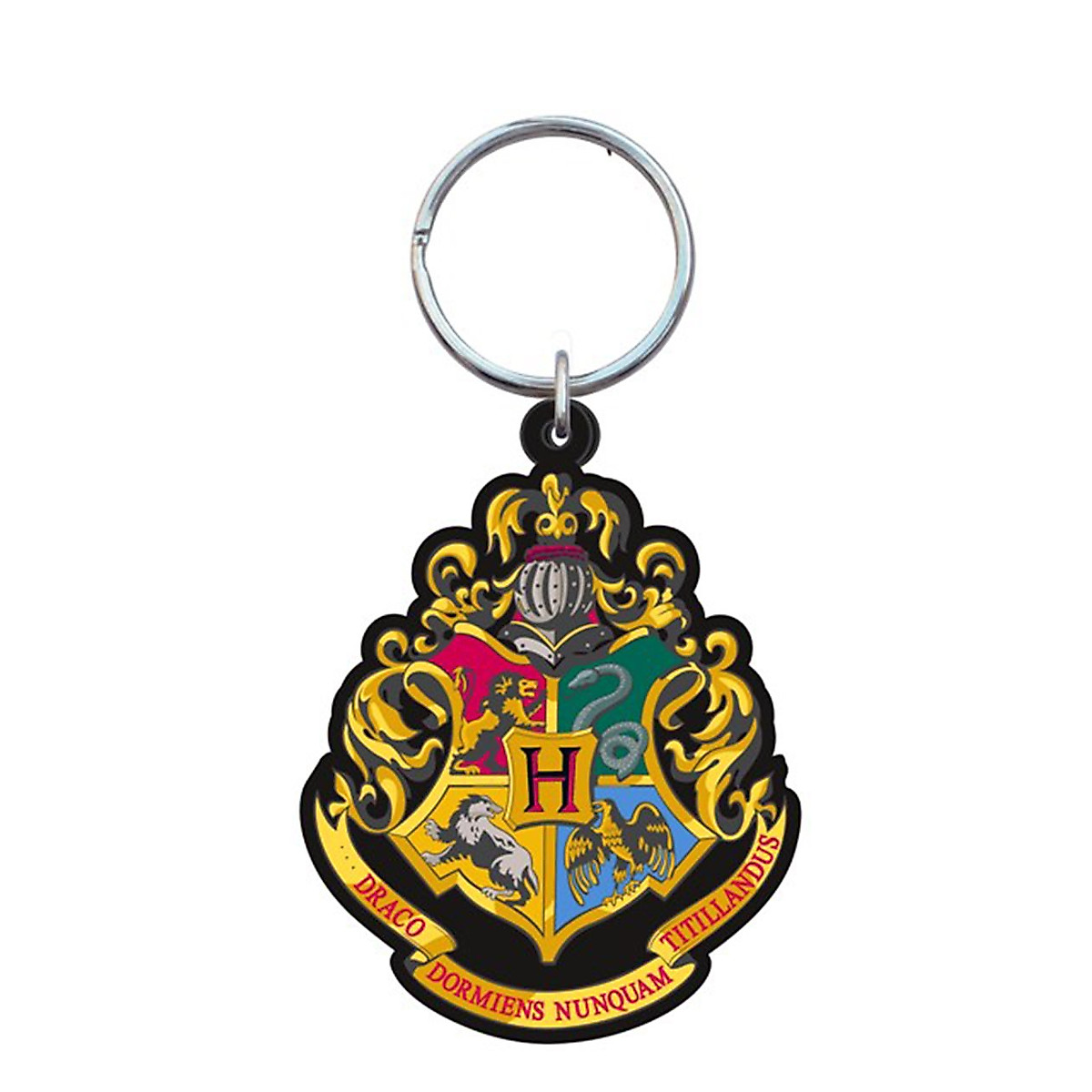 Harry Potter - Hogwarts School Crest - Rubber Keychain
