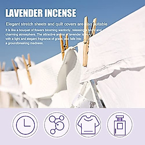 MTJKD Laundry Scent Beads, Lavender Laundry Fragrant Beads, Laundry Bead Scent Booster Lavender for Washer, Calm, Lavender Bean