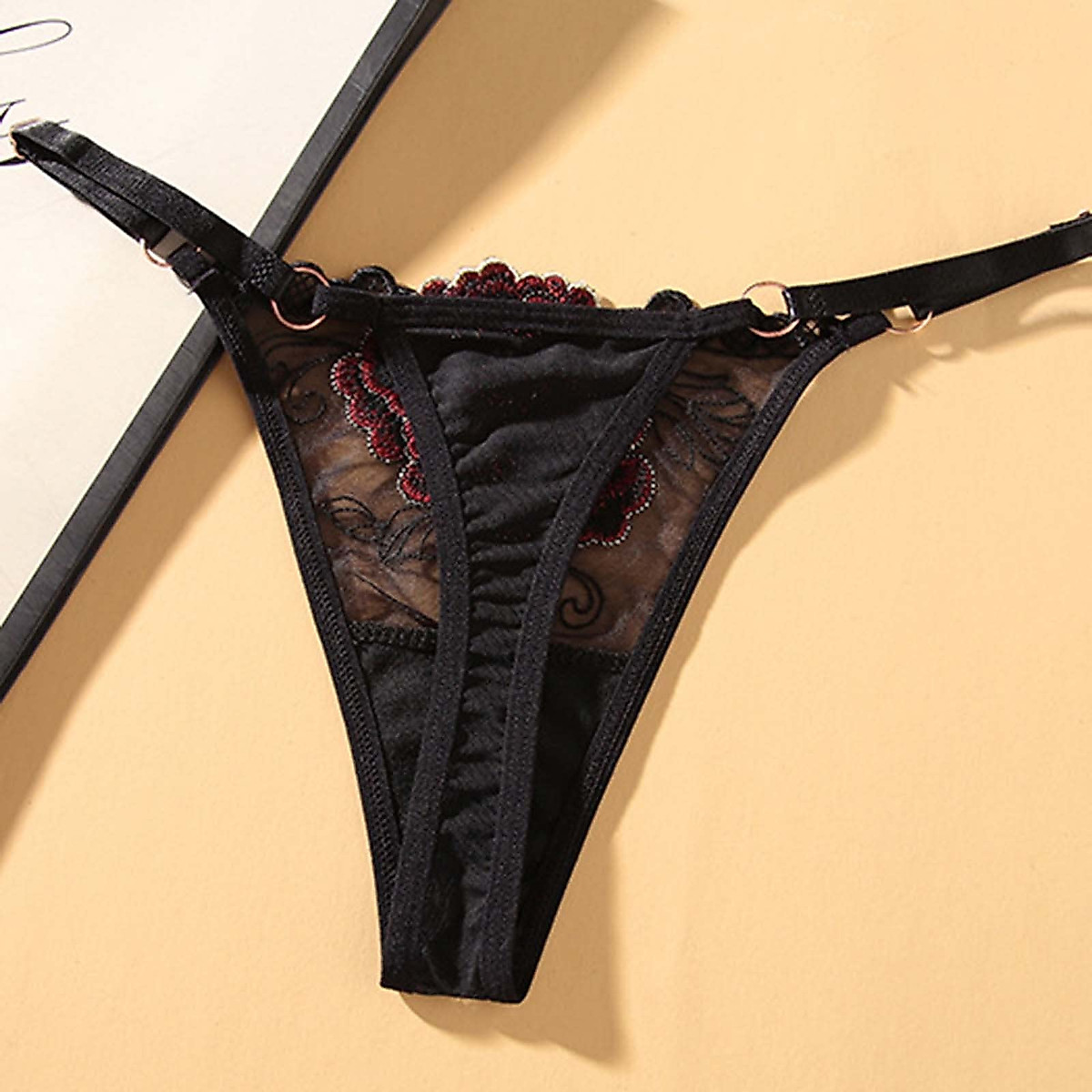 Remote Control Vibe for Woman Panties Women's Comfortable Rose Playful Hollowed Out Sexy Underwear