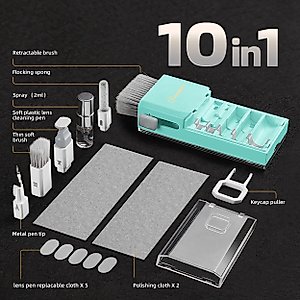 Laptop Screen Keyboard Cleaner Kit, Electronics Cleaning Tool, Brush Tool for Tablet, Computer, PC Monitor,TV Camera Lens New Compact with Patent