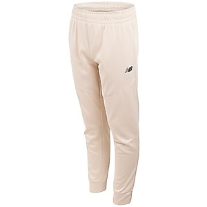 New Balance Boys' Sweatsuit - 2 Piece Active Fleece Zip Sweatshirt and Sweatpants - Performance Jogger Pants Set: Boys, 8-16, Size 12, Timberwolf