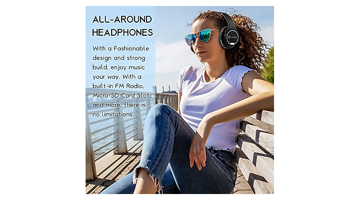 WOOZIK Twist Wireless Headphones & Portable Speaker | 2-in-1 Bluetooth ...