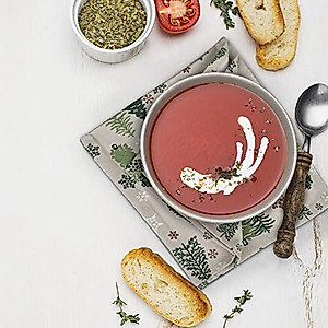 [20"x30",3 Pack] Premium Kitchen Towels and Dishcloths Sets, Cotton Dish Towels for Kitchen, Green Tree Print Dish Cloths for Washing Dishes, Hand Towels for Kitchen, Tea Towels & Bar Mops