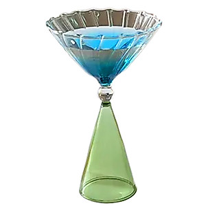 Elegant Wine Cups Colorful Cocktail Cups Kitchen Drinkware Unique Glass Cup Suitable For Gifting And Home Decorations