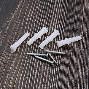 SING F LTD 10PCS Cleat Hooks for Clothesline Washing Line Flagpole Boat Awning Curtain Blind Cord with 20PCS Screws and 20PCS Expansion Nuts Hardware Golden Zinc Alloy