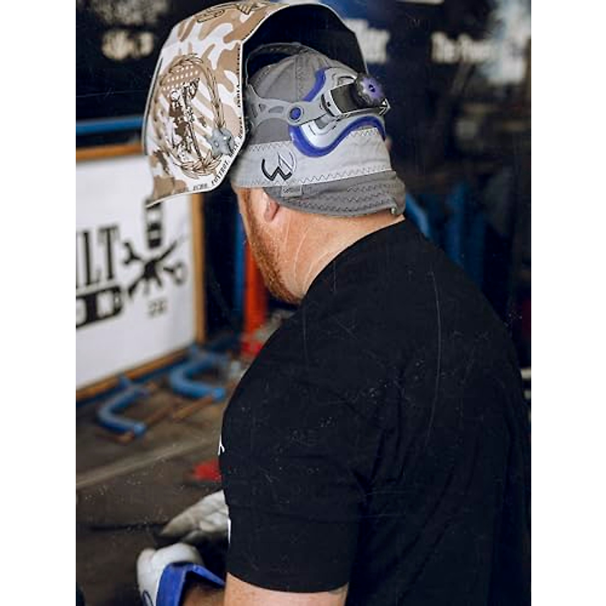 Welder Nation 8 Panel Welding Cap, 100% Cotton, Duck Canvas Exterior, Protective, Durable Men’s Hats with No Unicorn Peak for Welding, Heavy-Duty Jobs - Premium, Comfortable Welder Hat - 10 oz, 7 1/4