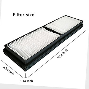 Khotilong A2083330A Replacement Filter for Sony VPL-FH60,VPL-FW60,VPL-FH65,VPL-FW65,VPL-FHZ65,VPL-FHZ60,VPL-FHZ57,VPL-FHZ57W Projector.