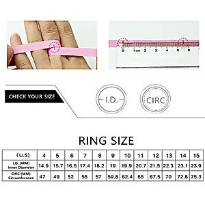 Asymmetric Triangle Eternity Open Rings Personalized Adjustable Statement Promise Engagement Wedding Finger Knuckle Rings Minimalist Expandable Band Rings for Women Men Bff Birthday (Silver, 6)