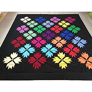 LENAILIN 50PCS 8" x 8" 10 Solid Colors Quilting Fabric 100% Cotton Bundle Squares for Quilting Sewing Precut Squares Sewing Quilting Patchwork Scraps for DIY Crafting