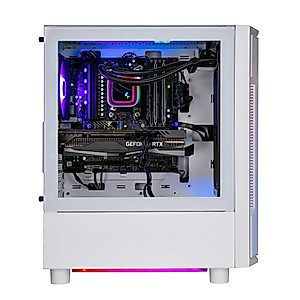 Skytech Gaming Archangel Gaming PC, Ryzen 7 5700X 3.4 GHz, RTX 4060, 1TB NVME, 16GB DDR4 RAM 3200, 600W Gold PSU Wi-Fi, Win 11 Home, RGB-Keyboard and RGB-Mouse Included