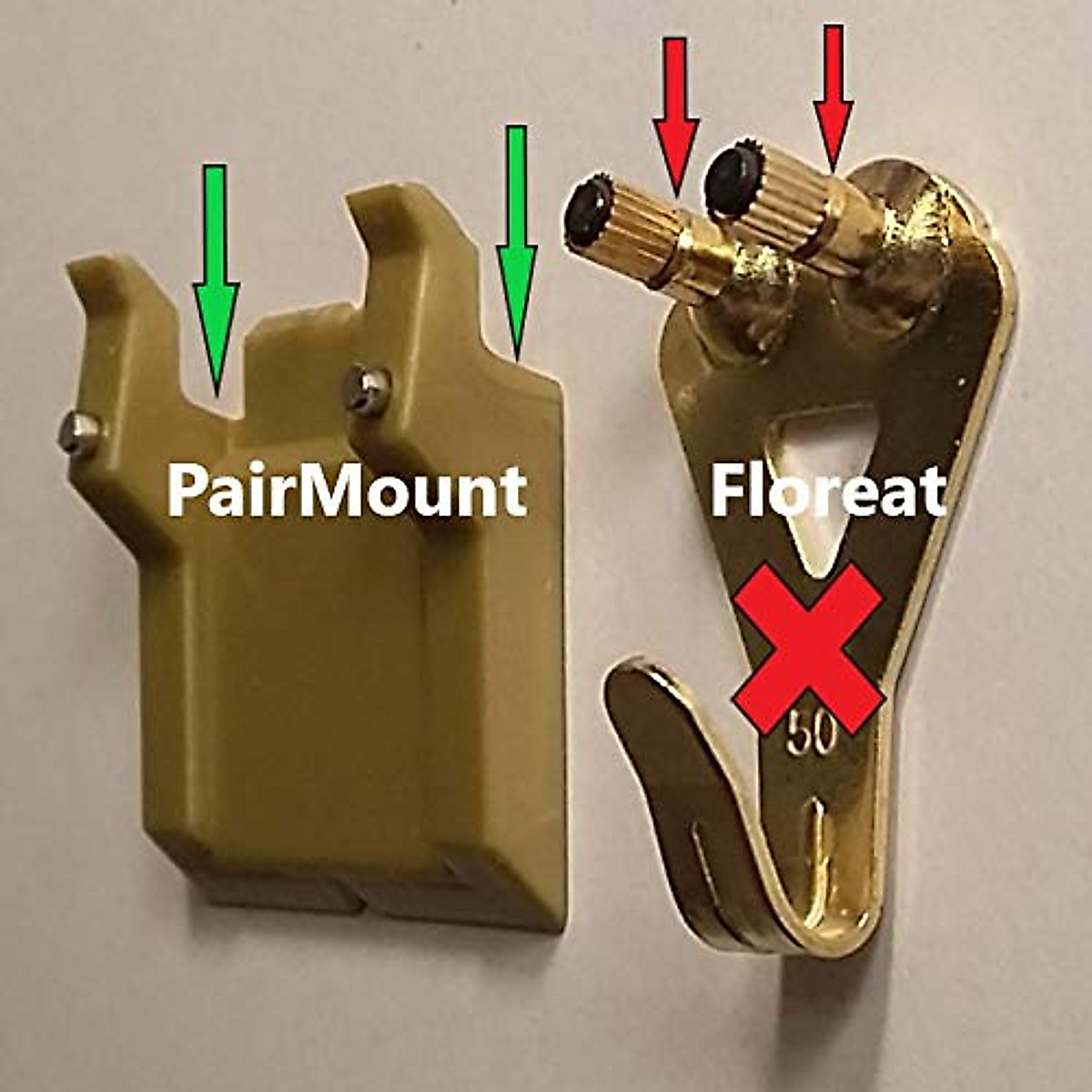 PairMount 45 lb. Picture Hangers | Easy Drywall Hanging