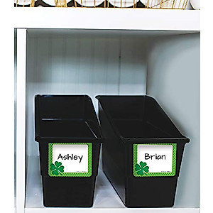 Carson Dellosa | St. Patrick's Day Name Tag Stickers | Self-Adhesive, 3-inch x 2.5-inch, 40ct