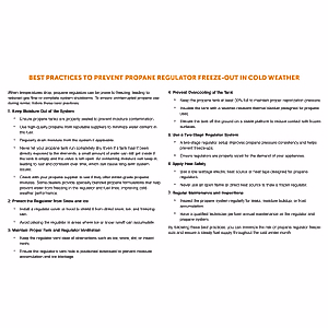 Flame King 160,000 BTU Vertical Mounted 2-Stage Propane LP Regulator for RVs, Vans, Trailers, Campers, 100LB Tanks, ASME Tanks, Generators