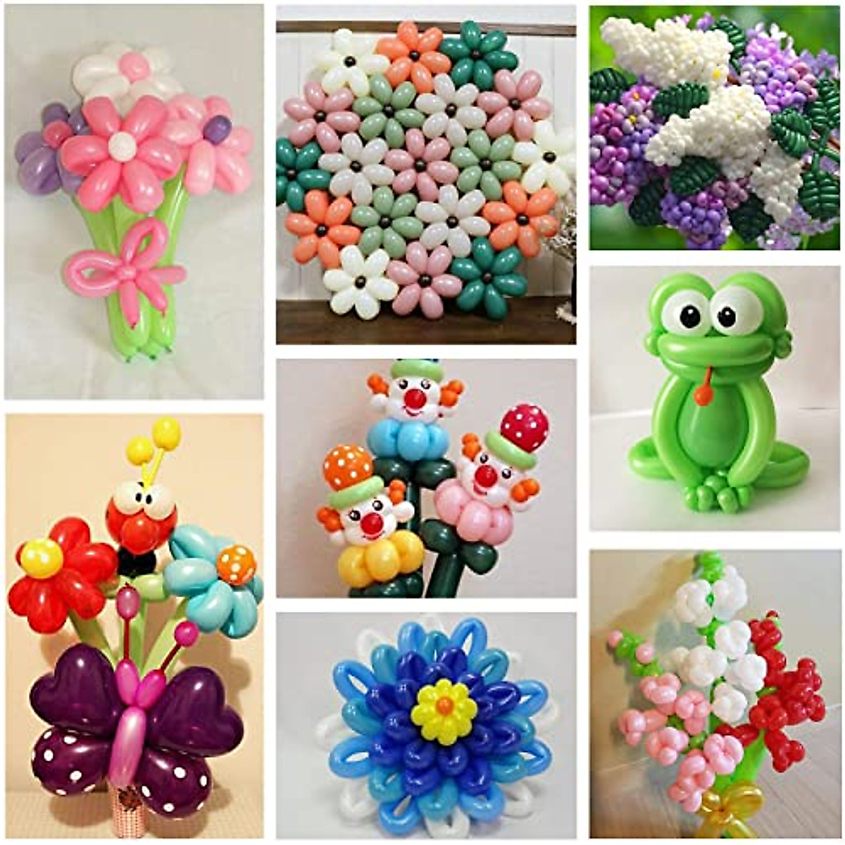 RUBFAC 150pcs Twisting Balloons Kit for Parties