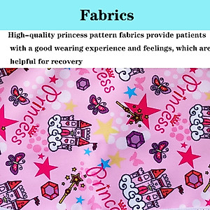 Ledhlth Princess Kids Arm Sling for Girls Shoulder Injury Pink Cute Toddler Shoulder Sling for Broken Arm Padiatric Elbow Wrist Sling for Torn Rotator Cuff (Kids S)