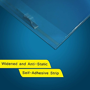 iMailer - 500 Pack - 9" x 12"- Cellophane Bags Self Sealing - Clear Cello Resealable Plastic Poly Bags for A4, Letter Sized Documents, Plastic Sleeves, Clothing