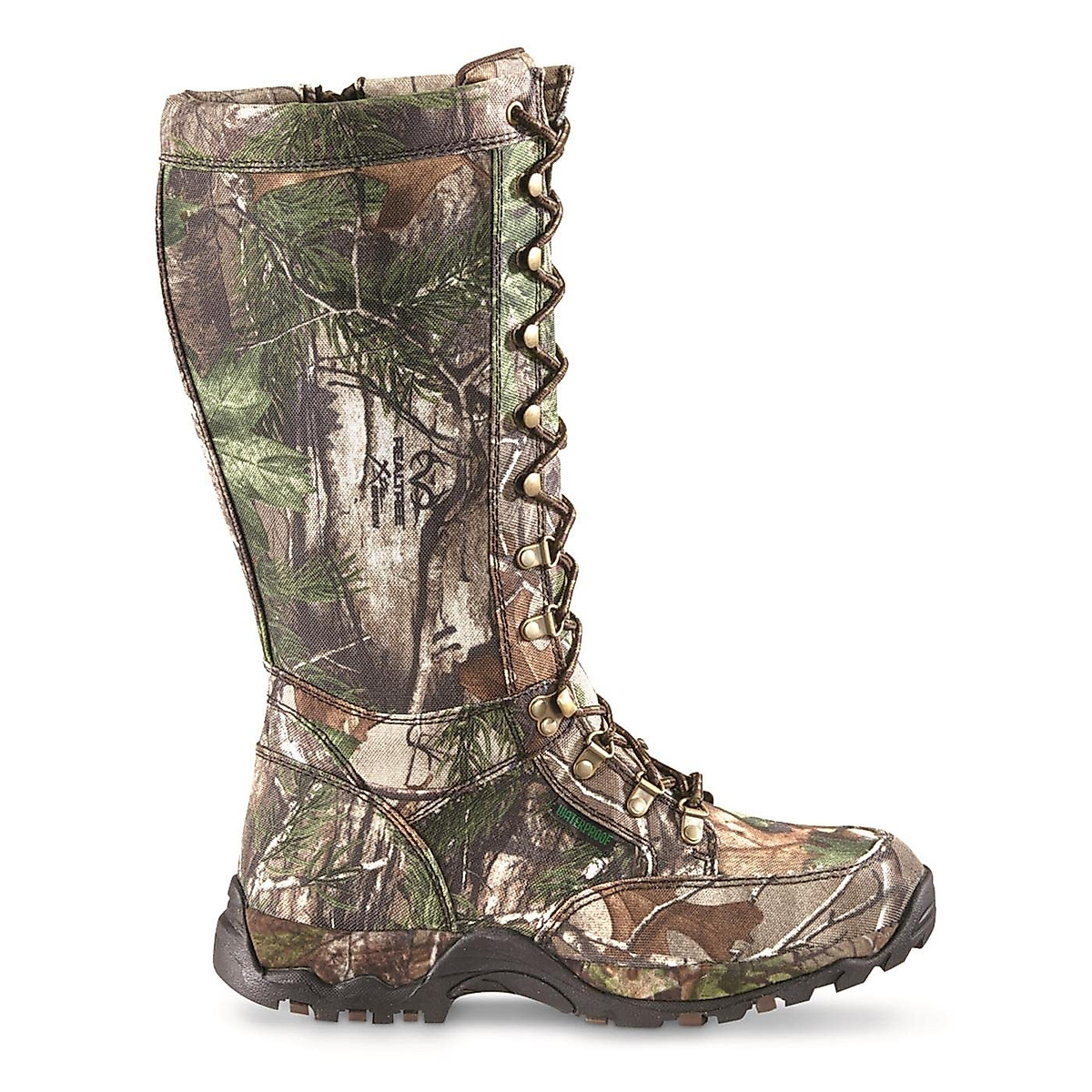 Guide Gear Men’s Nylon Rubber Snake Boots, Waterproof and Snake Proof Hunting Shoes RT Xtra Green 10.5D (Medium)