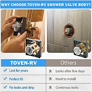 R10000-UNBX Universal Shower Valve Body Replacement Delta Faucet R10000 UNBX MultiChoice Bathtub and Shower Valve Body for Tub Faucet Trim Kits, Fits Single or Dual Function Delta Faucet Trim Set