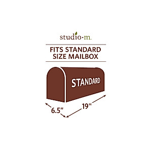 Studio M Autumn Birdhouse Decorative MailWrap, The Original Magnetic Mailbox Cover, Made in USA, Superior Weather Durability, Standard Size fits 6.5W x 19L Inch Mailbox