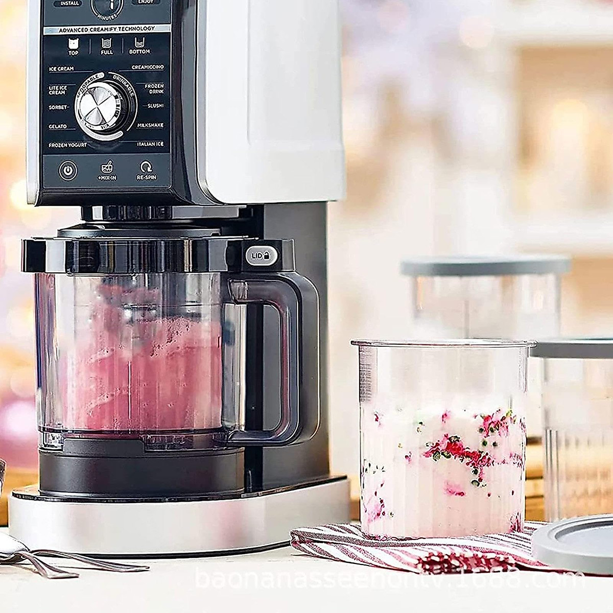 VRINO Creami Containers, for Ninja Creami Ice Cream Maker,24 OZ Ice Cream Pint Containers Bpa-Free,Dishwasher Safe Compatible with NC500,NC501 Series Ice Cream Makers