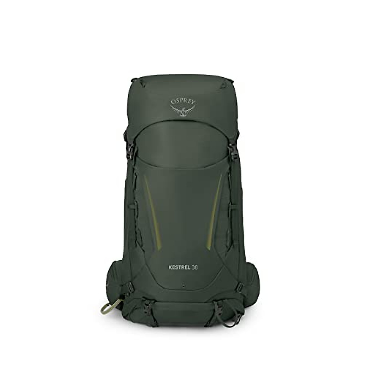 Osprey Kestrel 38L Men's Backpacking Backpack, Bonsai Green, S/M