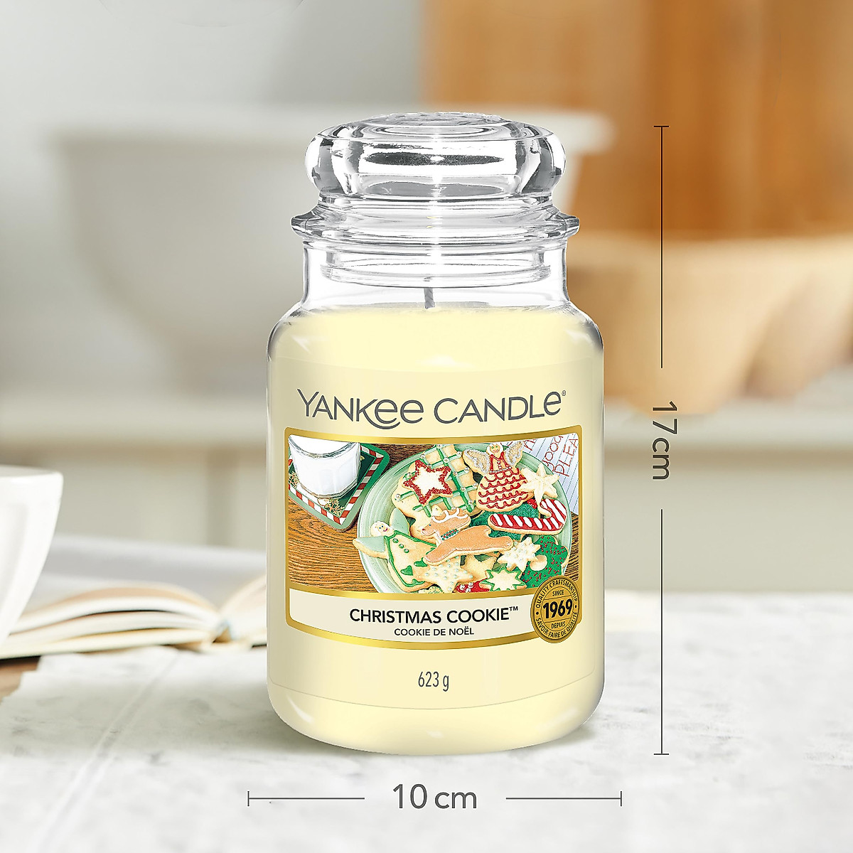 YANKEE CANDLE Christmas Cookie Large Jar Candle