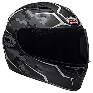 Bell Qualifier Full-Face Motorcycle Helmet (Stealth Camo Matte Black / White - Small)