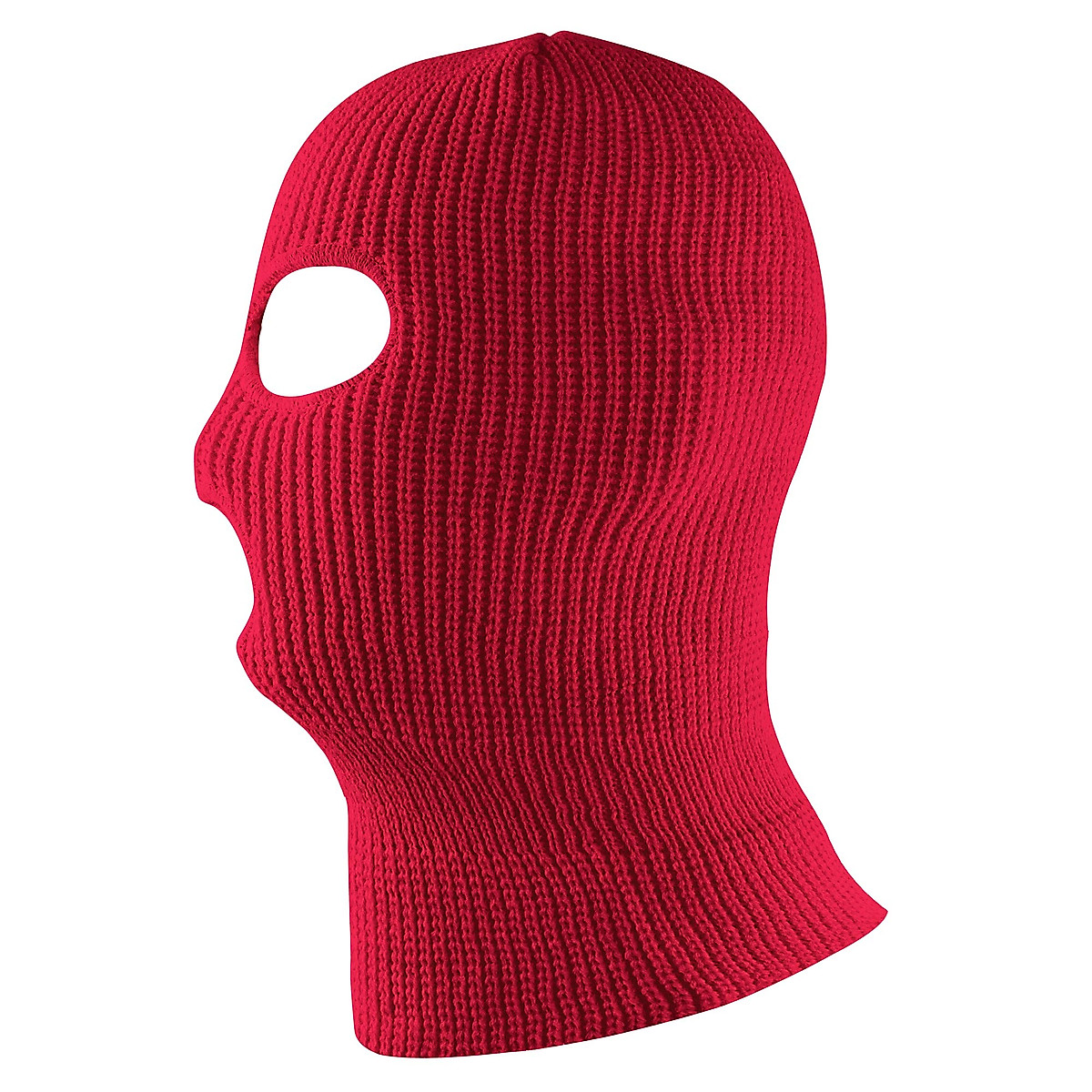 Knit Sew Acrylic Outdoor Full Face Cover Thermal Ski Mask by Super Z Outlet, Red, One Size Fits Most