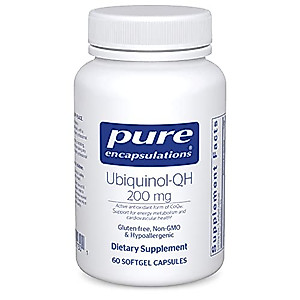 Pure Encapsulations Ubiquinol-QH 200 mg | Active Form of CoQ10 to Support Immune Health, Cellular Energy, and Cardiovascular Health* | 60 Softgel Capsules