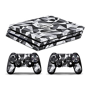 Skin Ps4 PRO - CAMOUFLAGE GEOMETRIC - limited edition DECAL COVER ADESIVA Playstation 4 Slim SONY BUNDLE