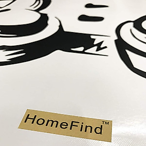 Home Find I Love You to The Moon and Back Again Wall Saying Decals Good Night Removable Vinyl Art Quote Stickers for Kids Room Living Room Bedroom Nursery Black 23.6 inches x 15 inches