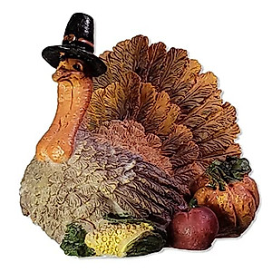 Christmas Kitchen Decor - Unique Paper Towel Holder W/Interchangeable Seasonal Decoration Tops - Christmas Paper Towel Holder - Holiday Tops Christmas Tree, Turkey Pumpkin 3 Fall