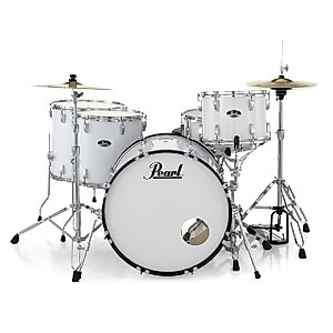 Pearl Roadshow RS525WFC/C 5-piece Complete Drum Set with Cymbals - Pure White