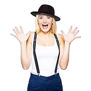 Windy City Novelties 12 Pack Plastic Fedoras