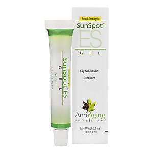 Lane Innovative - SunSpot ES, Natural Exfoliating Gel, Skin Rejuvenating Ingredients, Including Aloe Vera and Tea Tree Oil (0.5 Ounce)