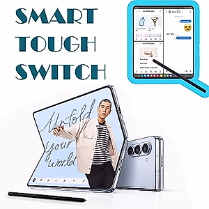 Galaxy Z Fold 5 5G Pen Replacement for Samsung Galaxy Z Fold 5 5G S Pen Galaxy S Pen 5 Fold Edition Touch Stylus with 2 Replacement Tips/Nibs