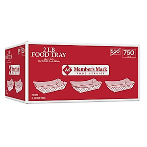 Member's Mark 2 Pound Capacity Food Tray (750 Count)