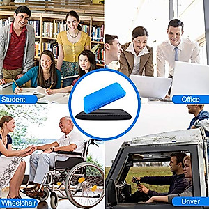 Large Gel Seat Cushion for Long Sitting (Super Large & Thick), Soft & Breathable, Gel Cushion for Wheelchair Reduce Sweat, Gel Chair Cushion for Hip Pain, Gel Seat Cushion for Office Chair Comfort