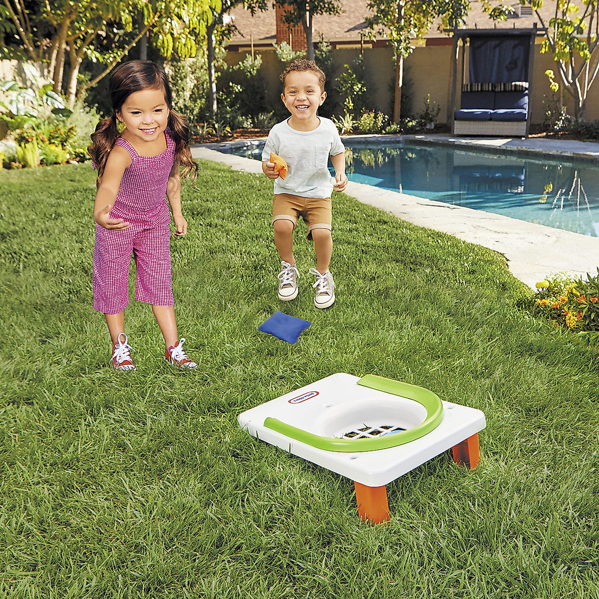 Little Tikes® My First Cornhole Game Fun Outdoor Bean Bag Toss Game Set for Kids and Toddlers Extra Large