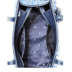 Kate Spade New York Rowe Tweed Medium Top Zip Satchel Handbag Crossbody