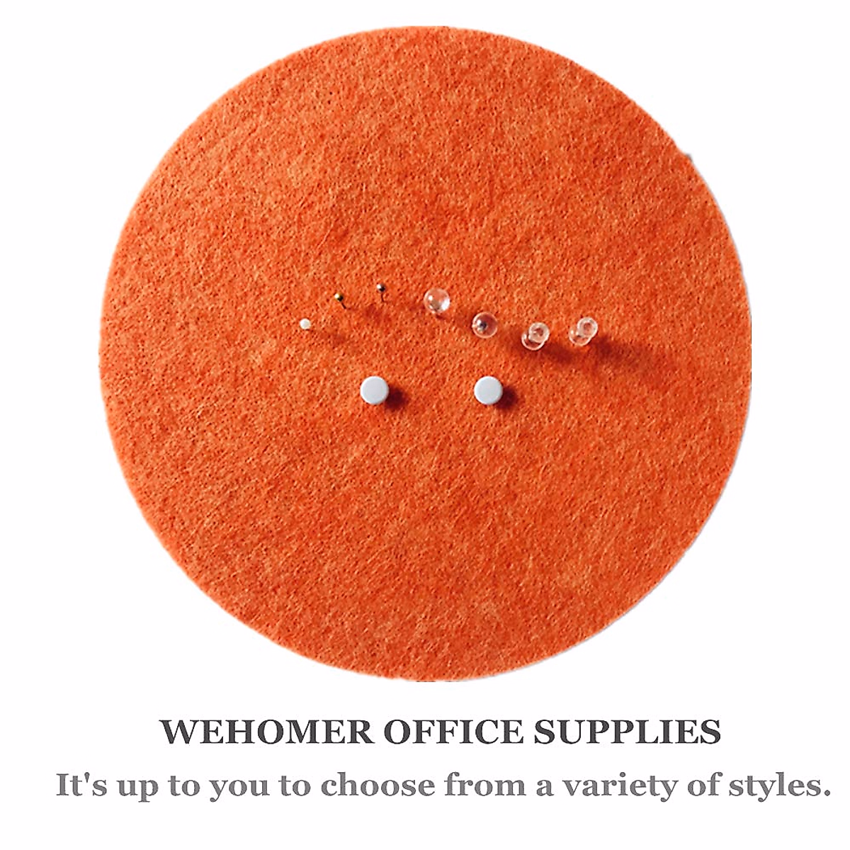 Liphontcta FITULABO Rose Gold Push Pins Thumb Tacks, Transparent Plastic Round Head Map Tacks for Hanging Pictures, Posters, Documents, Wall Maps On Walls and Bulletin Boards (100)